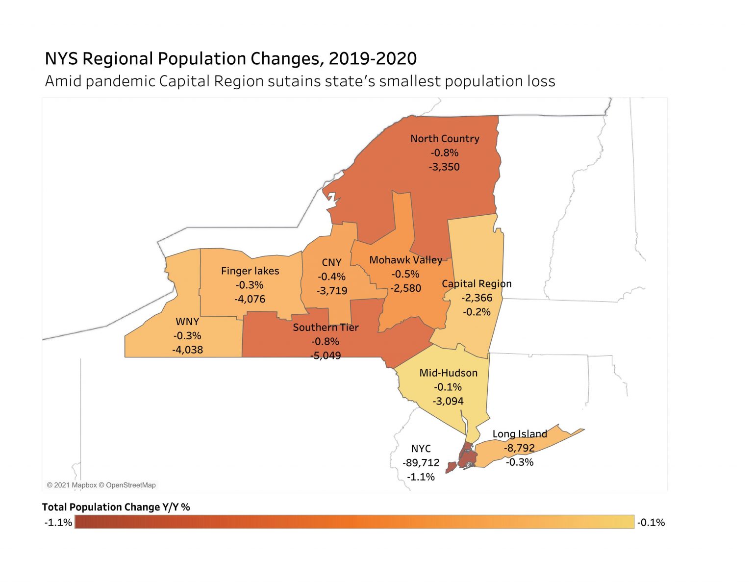 These 3 Capital Region Counties Boosted Domestic Migration in 2020 ...