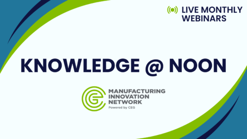 Knowledge @ Noon - Energy Partner Resources for Manufacturers - Center ...